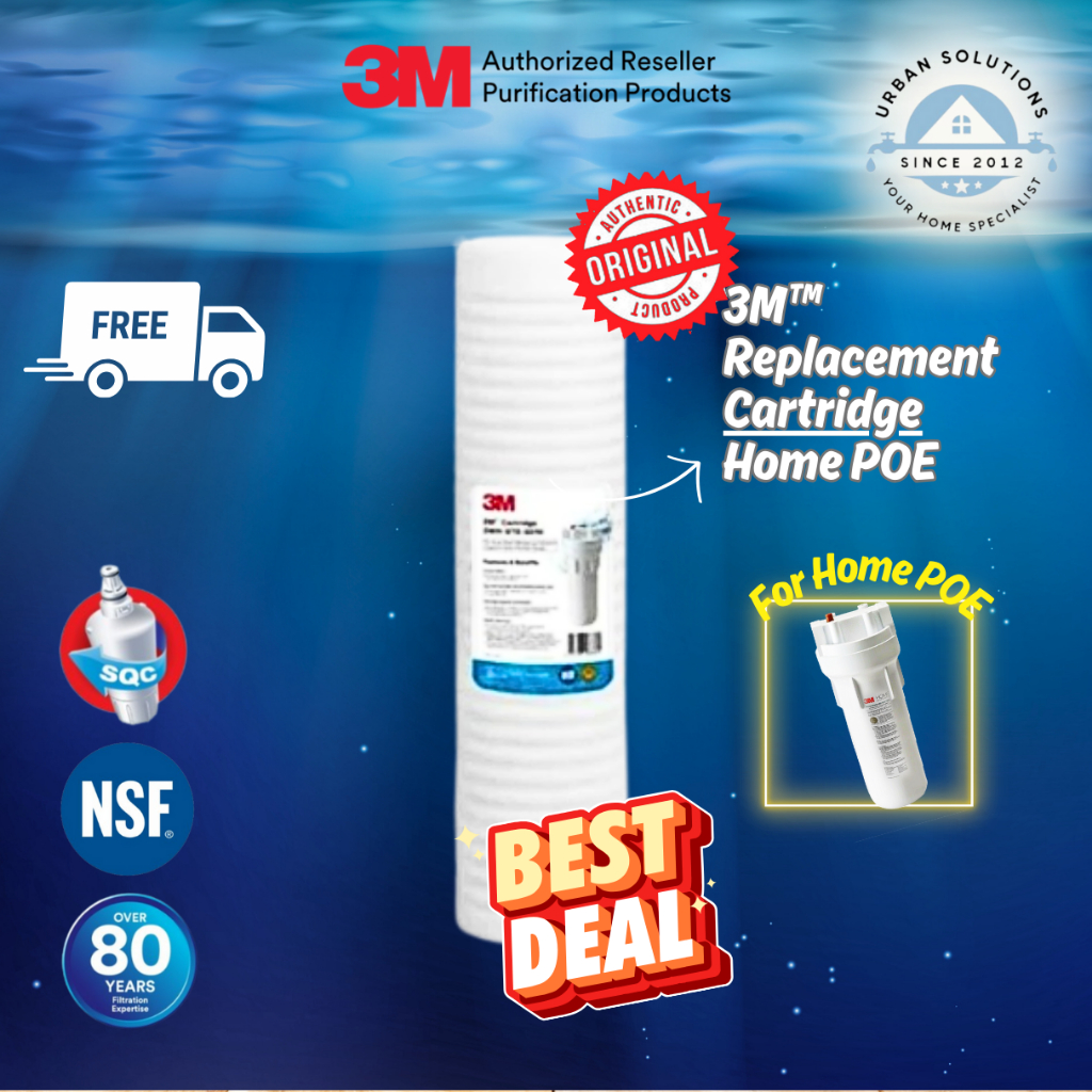 3M™ Replacement Cartridge Home POE (for Home POE)/ 3M Water Filter ...
