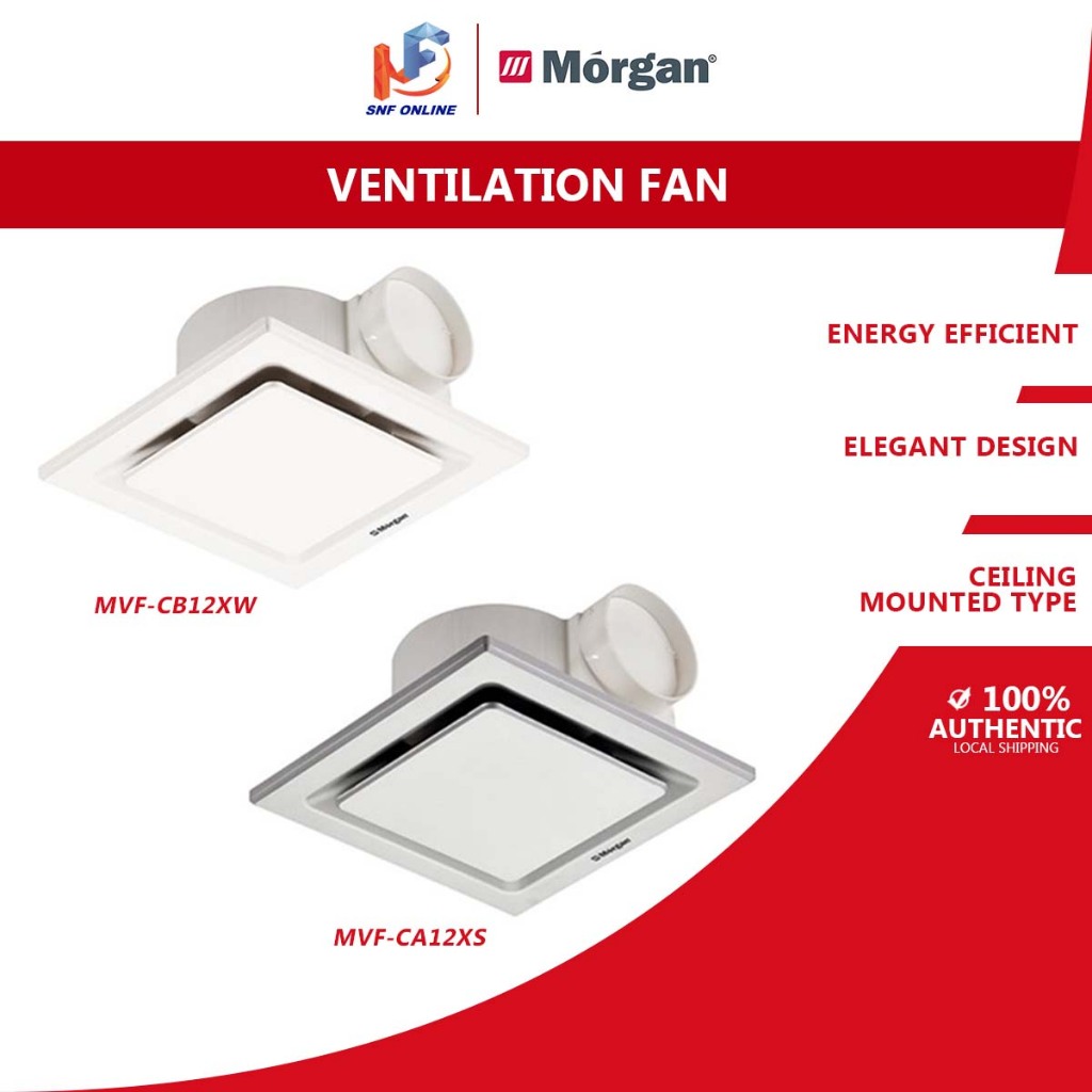 Morgan Kipas Pengudaraan Ventilation Exhaust Fan (12'') MVF-CB12XW MVF ...