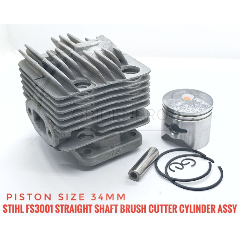Stihl FS 3001 straight shaft brush cutter cylinder assay 34mm pin8mm ...