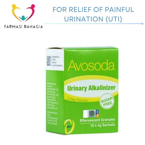 [ Exp 10/2026 ] AVOSODA URINARY ALKALINIZER EFFERVESCENT GRANULES ( 4G ...