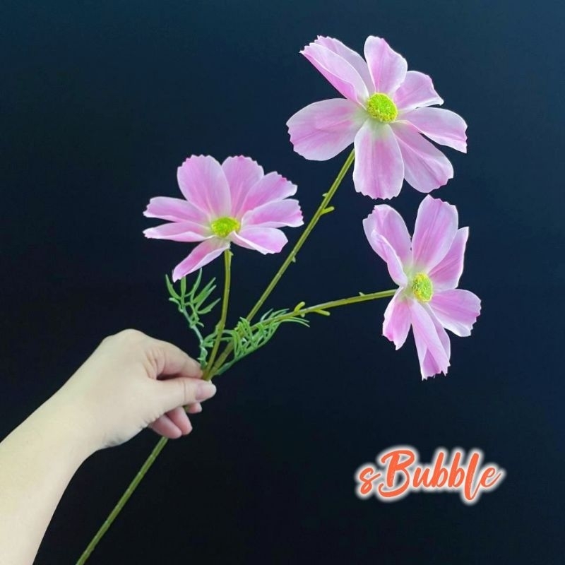 Cosmos Bipinnatus Artificial flowers Fake Rose Bunga Pelamin Hantaran ...