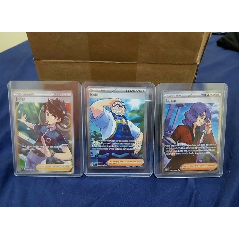 Pokemon TCG Trainer card, Judge, Lucian, Kofu | Shopee Malaysia