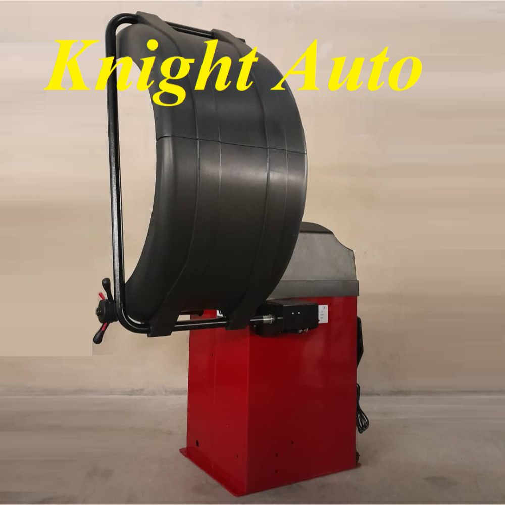Economic Type Wheel Balancer Machine 10″~24″ With Protect Hood Wheel ...