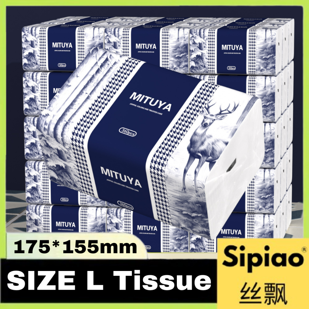 BIG SIZE 360pcs MITUYA Blue Deer tissue facial tissue pocket tissue ...