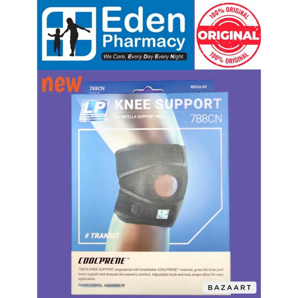 LP Support Open Patella Knee Support 788CN ( Neoprene ) 1'S | Shopee ...
