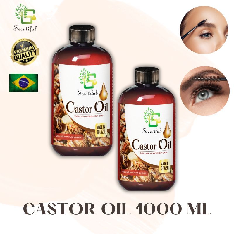 Scentiful Castor Oil / Minyak Castor / 1Litre / Imported From Brazil ...