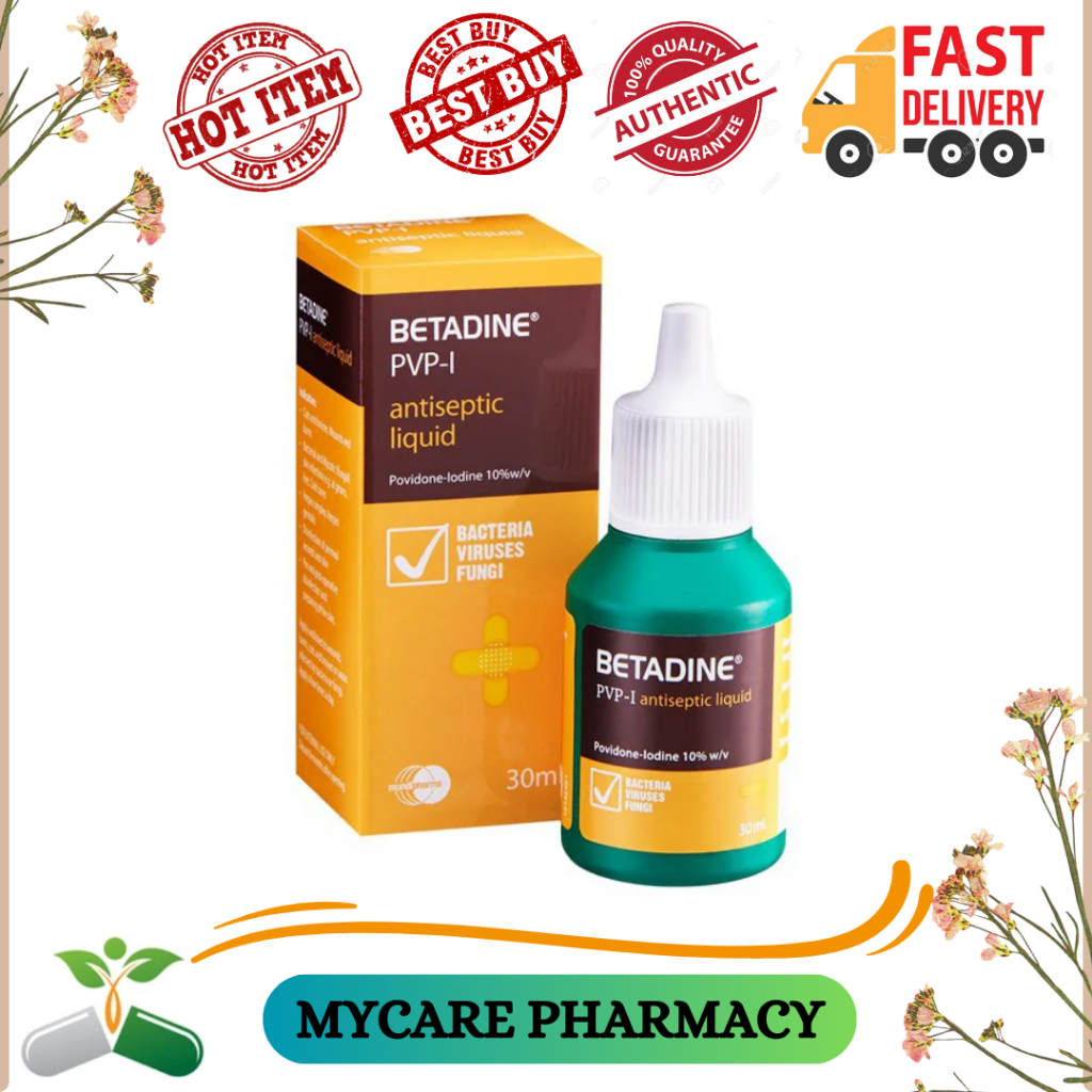 BETADINE PVP-I ANTISEPTIC LIQUID 30ML | Shopee Malaysia