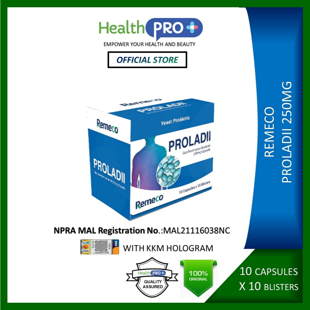 (CAPSULES) REMECO Proladii Saccharomyces boulardii 10 CAPSULES x10 ...