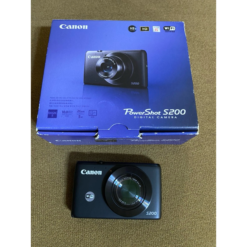 CANON POWER SHOT S200 CCD DIGITAL CAMERA WITH WIFI ( DISPLAY SET ...