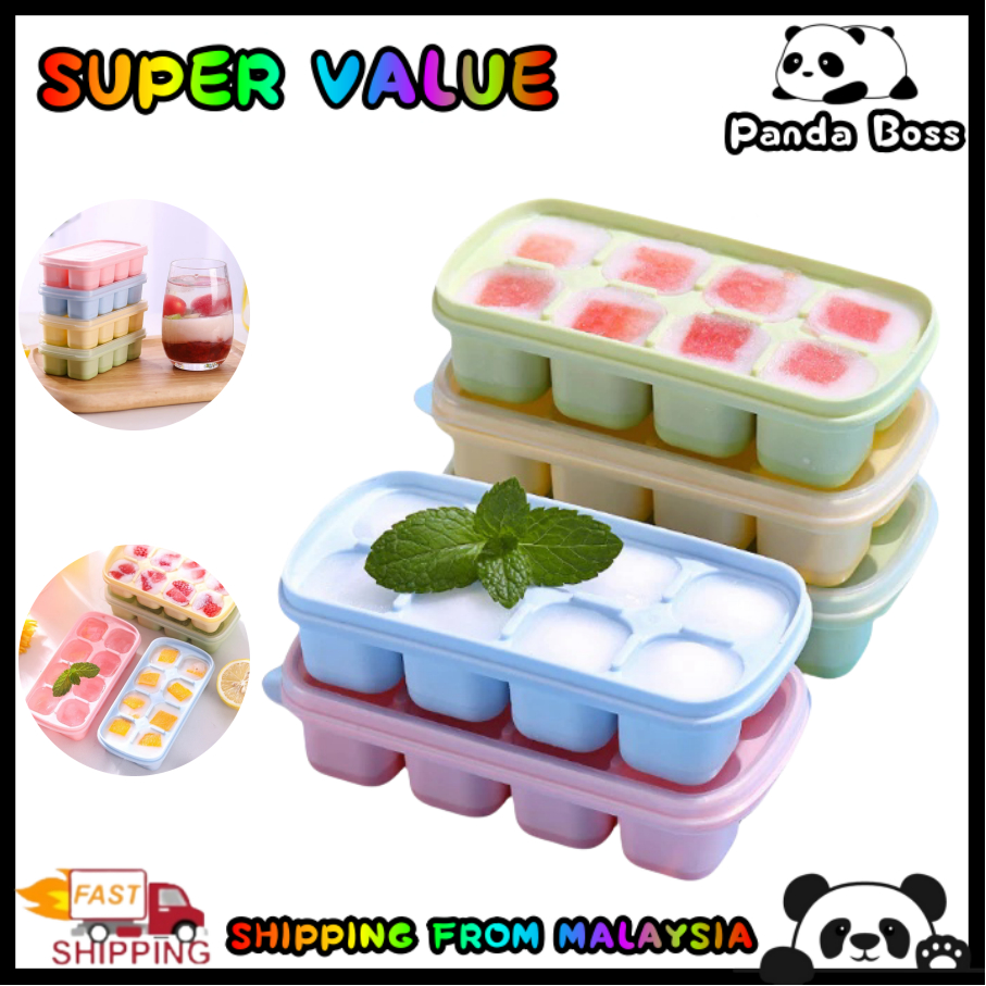 【Ready Stock】Silicone Baby Food Storage Container Puree Ice Cube Tray ...
