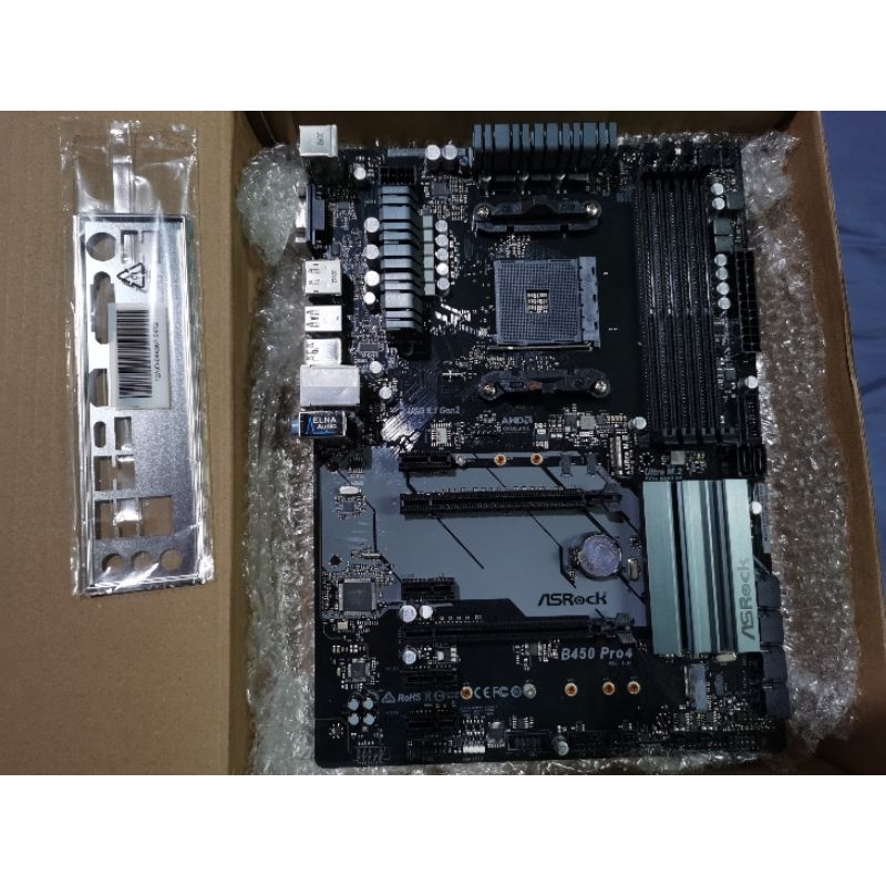 Asrock B450 Pro4 ATX AM4 Mother board | Shopee Malaysia