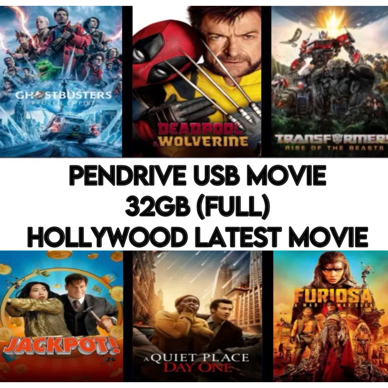 PENDRIVE USB MOVIE HOLLYWOOD 32GB | Shopee Malaysia