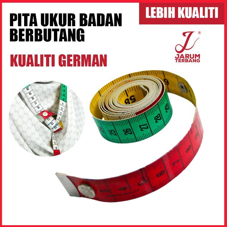 Pita Ukur Berbutang untuk Perkakas Tangan / Pita Ukur Baju / Tali Tape ...