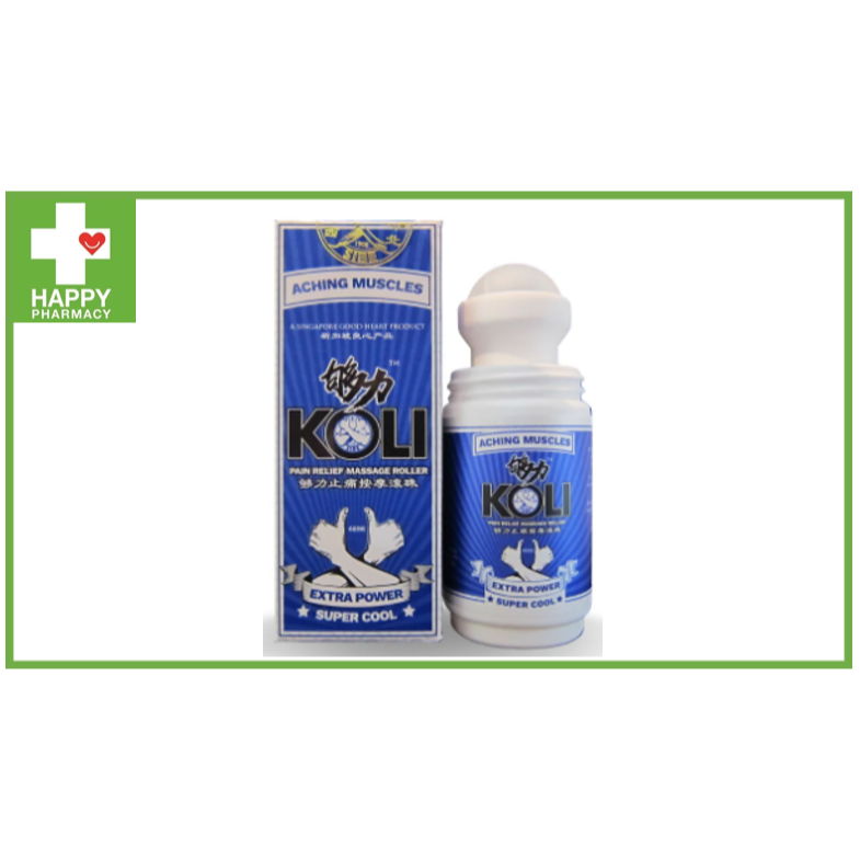 KOLI SUPER COOL Pain Relief Massage Roller / KOLI SUPER WARM Pain ...