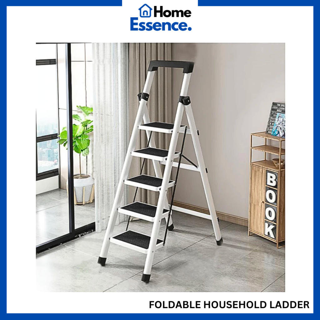 4/5/6 Tier Foldable Ladder Stainless Steel Folding Stairs Ladder ...