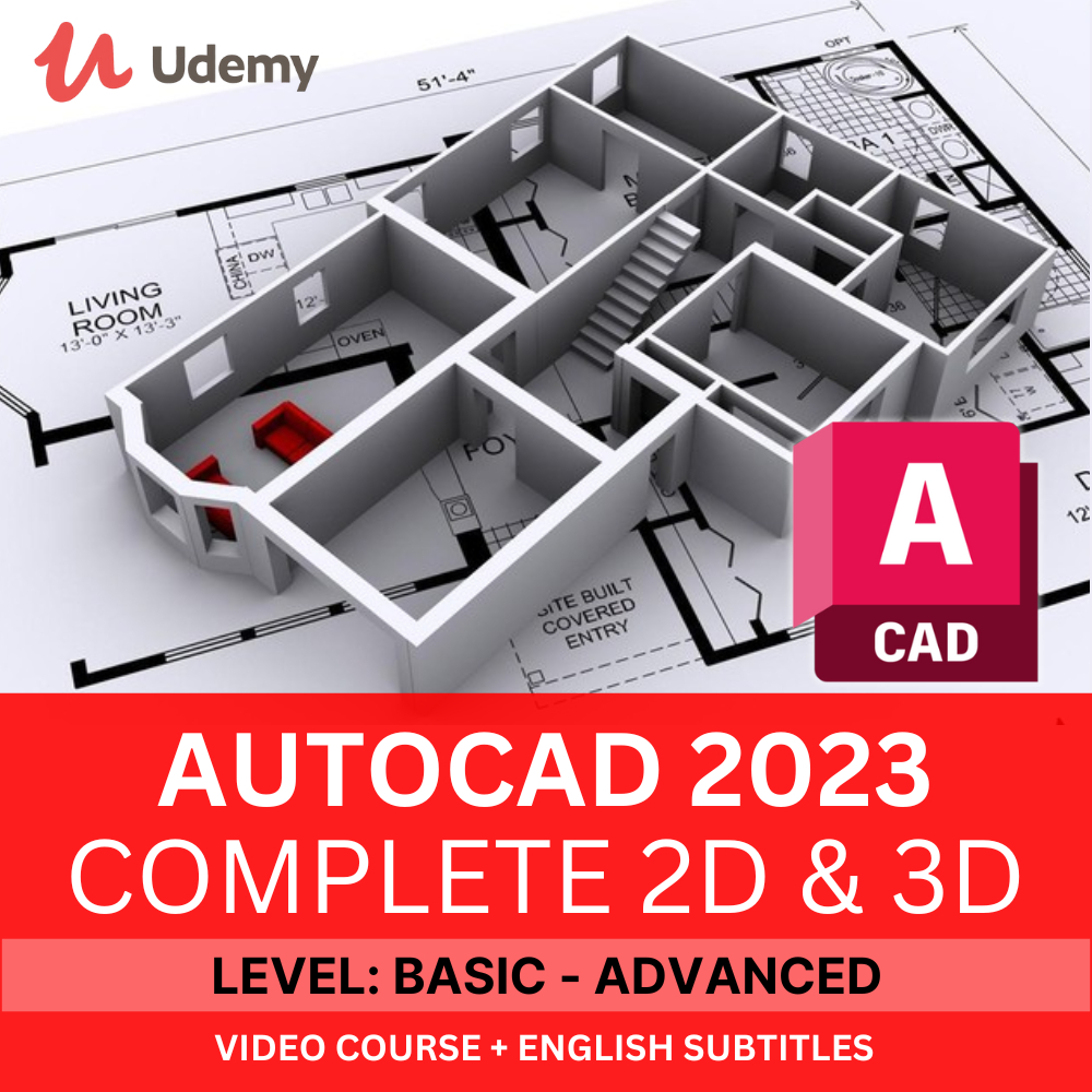 Certified Course Complete AutoCAD 2D & 3D | Level Beginner - Advance ...