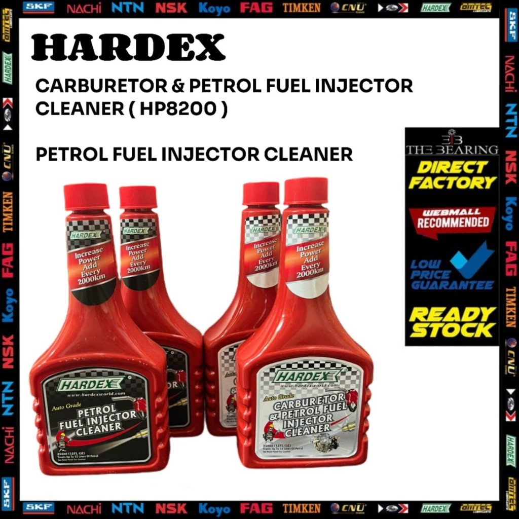 HARDEX HP-8200 CARBURETOR & PETROL FUEL INJECTOR CLEANER HP-8300 PETROL ...