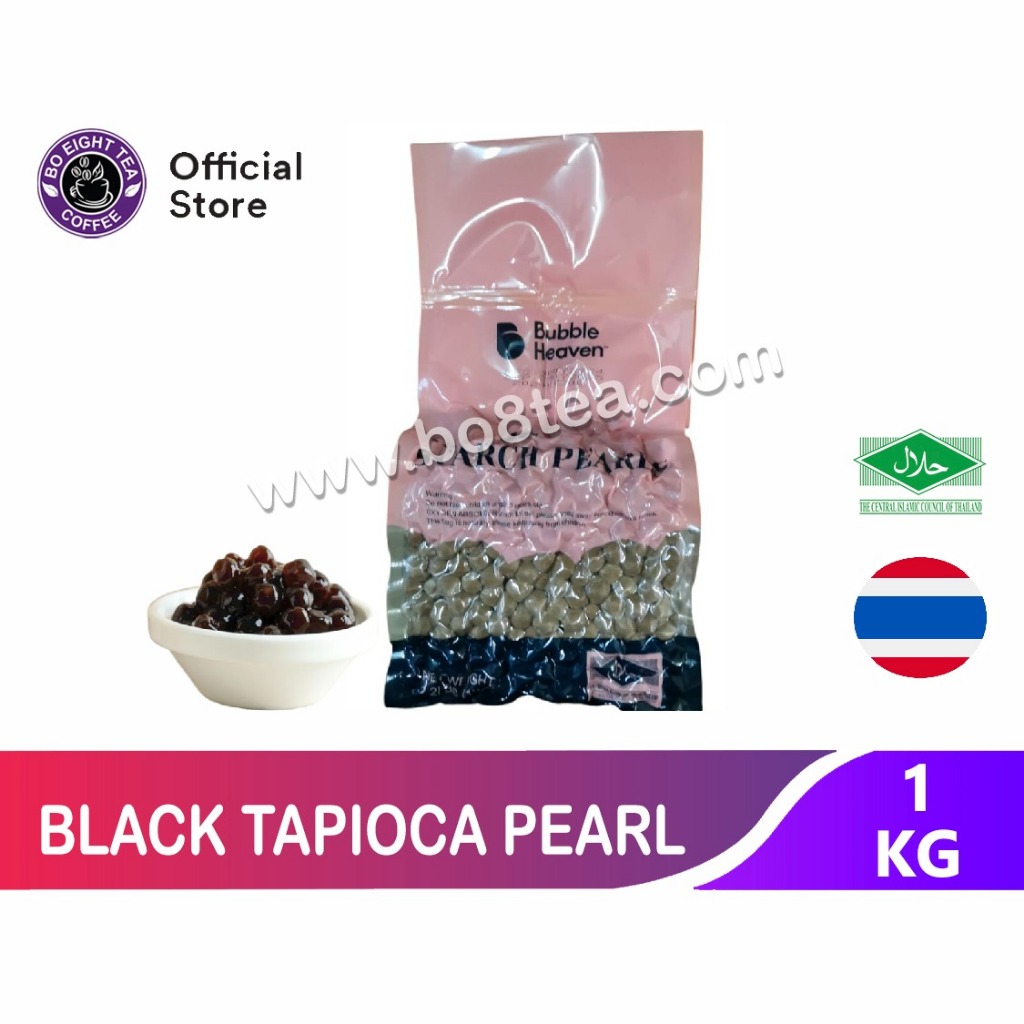 BLACK TAPIOCA PEARL 1KG 黑珍珠 TAPIOCA STARCH PEARLS | Shopee Malaysia