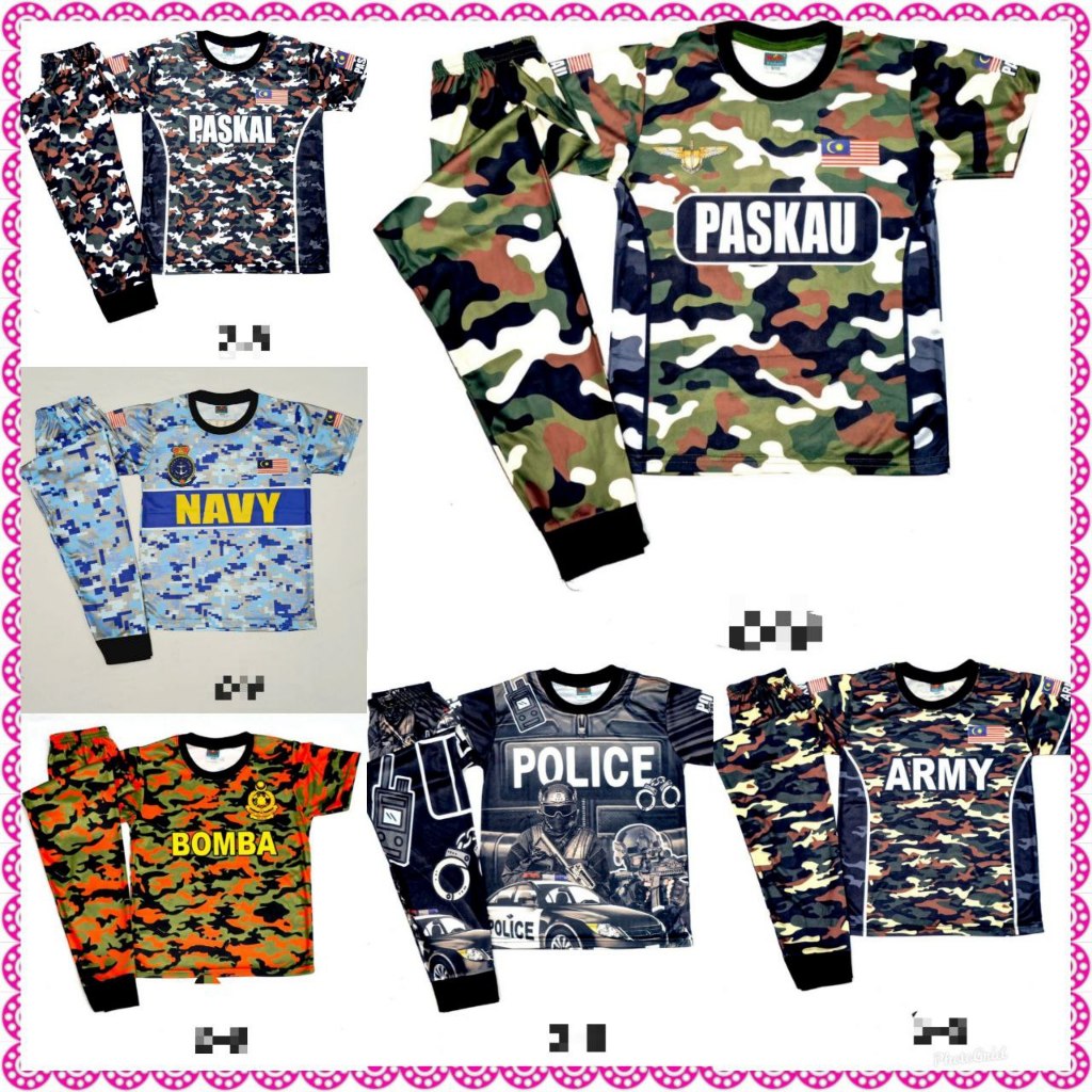 occupation kids/ baju pekerjaan budak/ army kids/ costum occupation ...