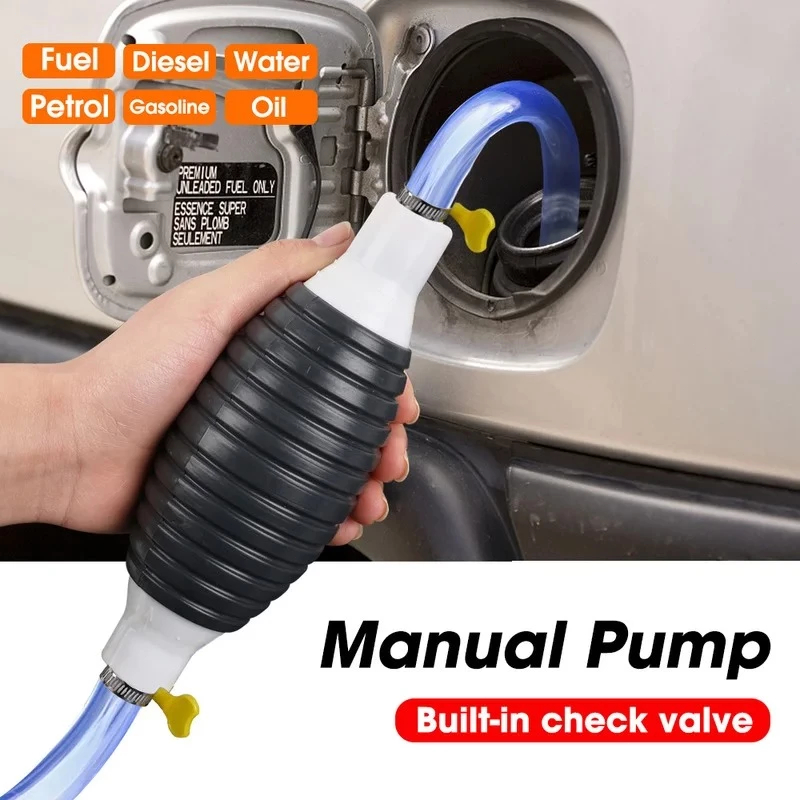Automobile manual fuel pump Automobile fuel sucker Multi-functional ...