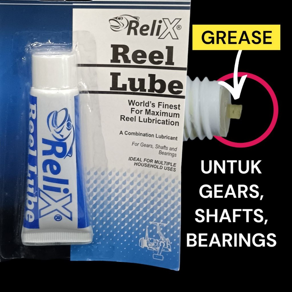 RELIX GREASE REEL LUBRICATION REEL LUBE GREASE FOR FISHING REEL 20g ...