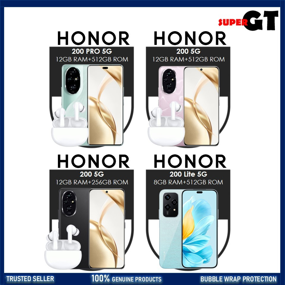 (READY STOCK) HONOR 200PRO 5G/HONOR 200 5G/HONOR 200LITE 5G 100% ORIGINAL HONOR MALAYSIA ...