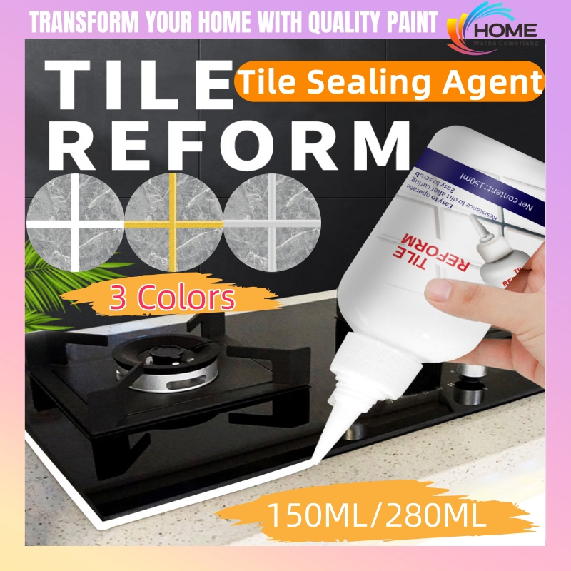 Ready Stock Tile Sealing Agent Tile Glue Bathroom Bathtub Balcony Sink ...