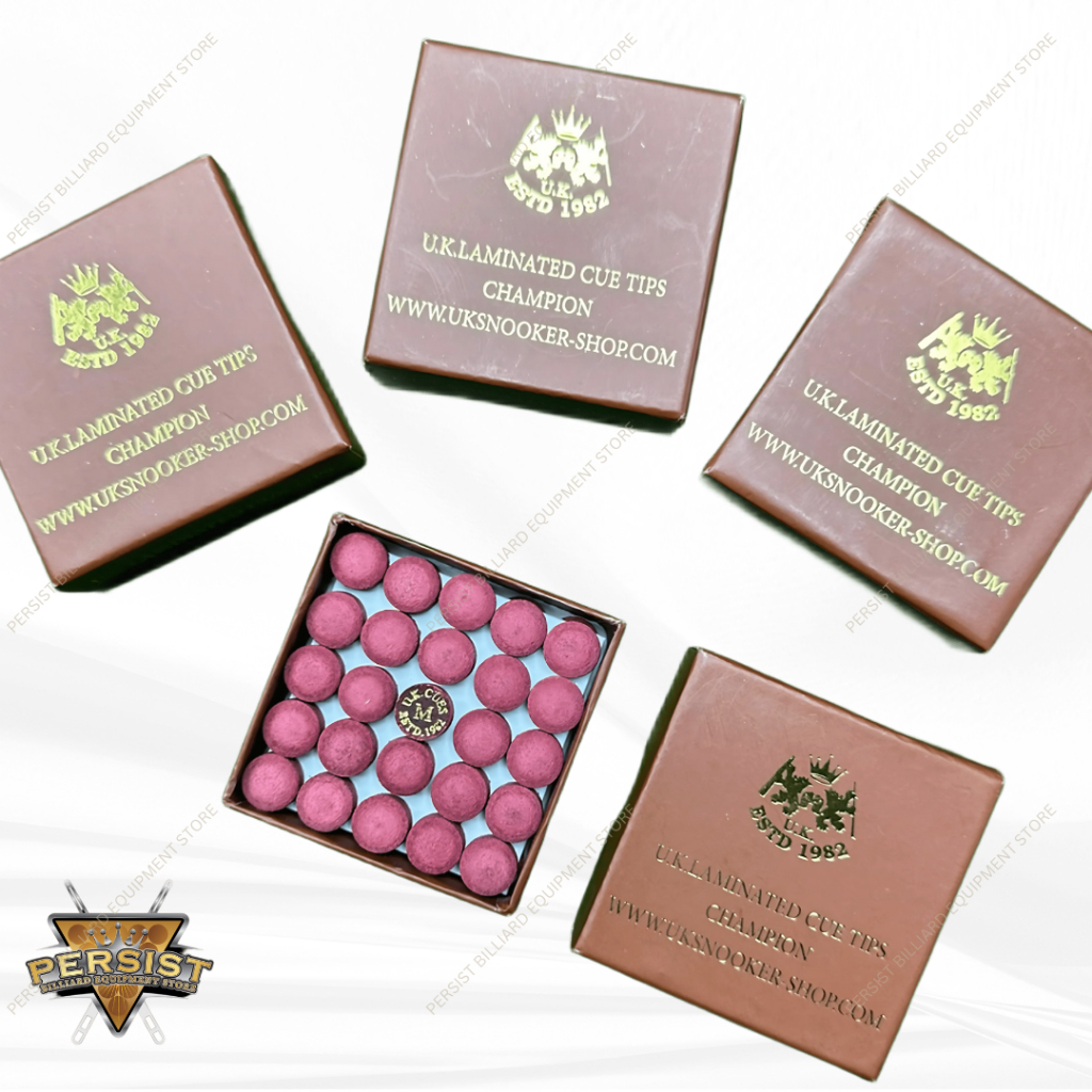 Thailand UK Champion Red Tip Snooker Cue Tip 11mm - 1 Piece - Snooker ...