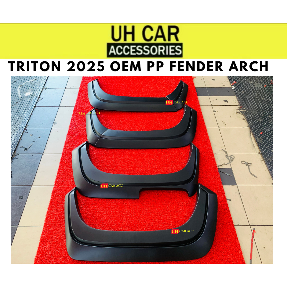 MITSUBISHI TRITON 2025 OEM PP FENDER ARCH FLARE FLARES | Shopee Malaysia
