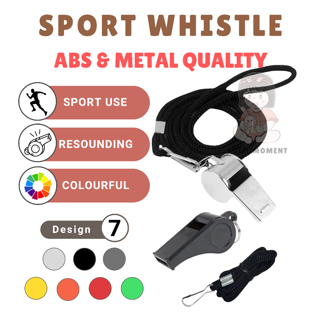 Sports referee football whistle abs & metal quality sport use whistle ...