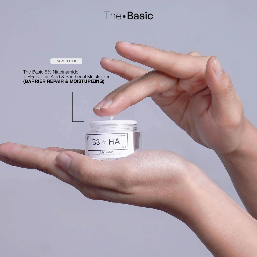 The Basic 5% Niacinamide + Hyaluronic Acid + Panthenol Moisturizer (BARRIER REPAIR ...