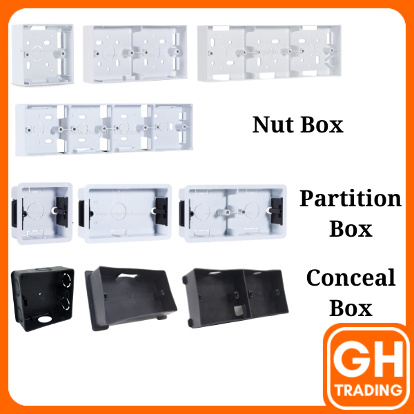 Nut Box Partition Box Conceal Box | Shopee Malaysia