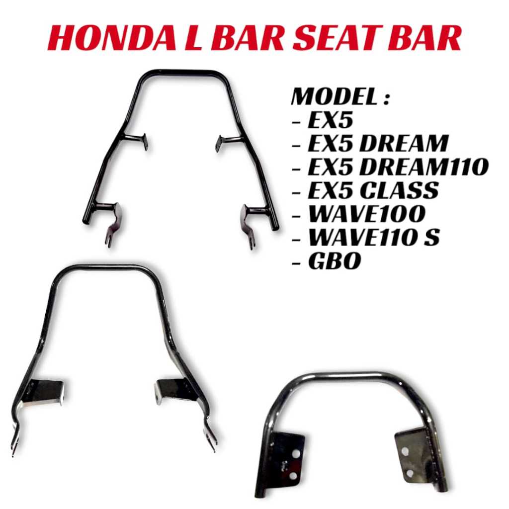 Honda EX5 EX5 DREAM DREAM110 EX5 CLASS WAVE100 W100 WAVE110 S W110 S GBO L Bar Handle Bar Seat ...