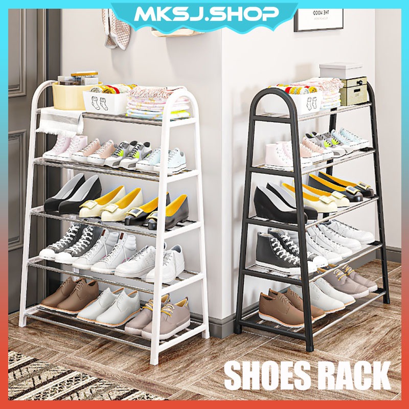 4/5 Tiers Shoe Rack Shoes Shelf Shoe Organizer Storage Racks Indoor ...