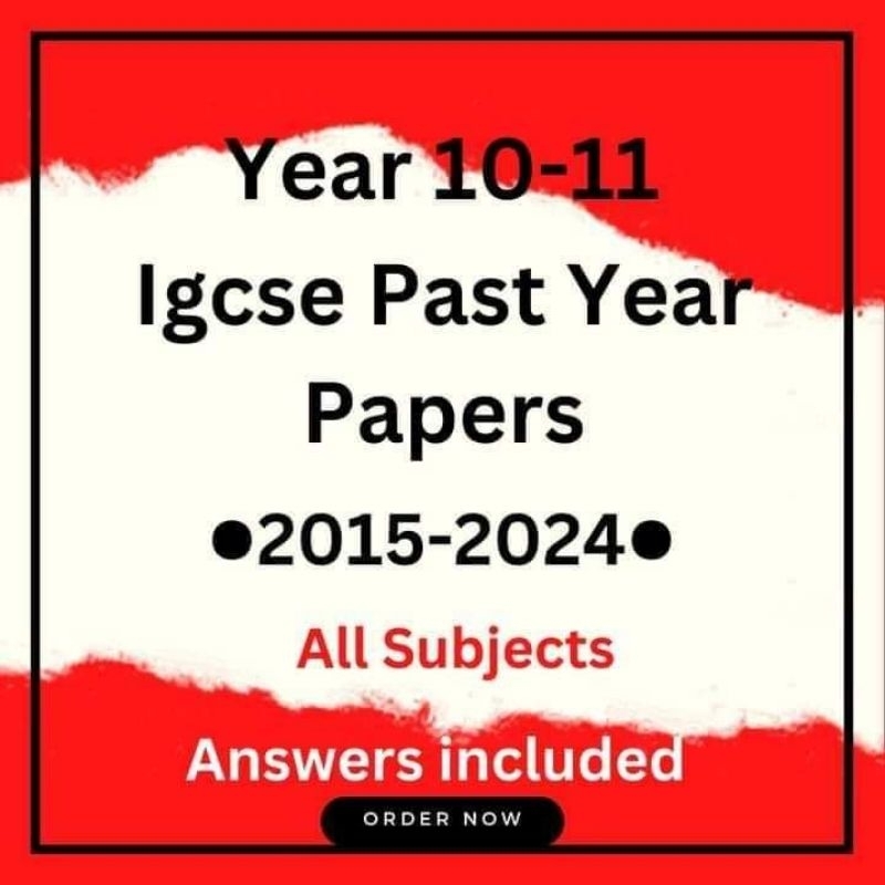 SC.116🌟IGCSE Past Year Papers🌟Year 10-11 | Shopee Malaysia