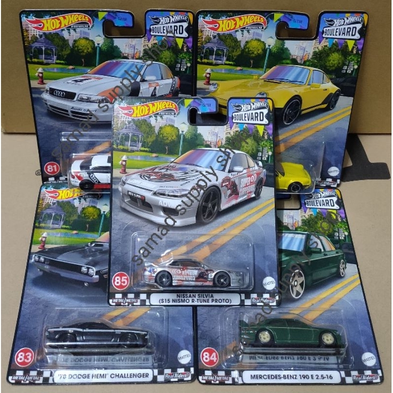 Hot Wheels Premium Boulevard Set [number 81 - 85] | Shopee Malaysia