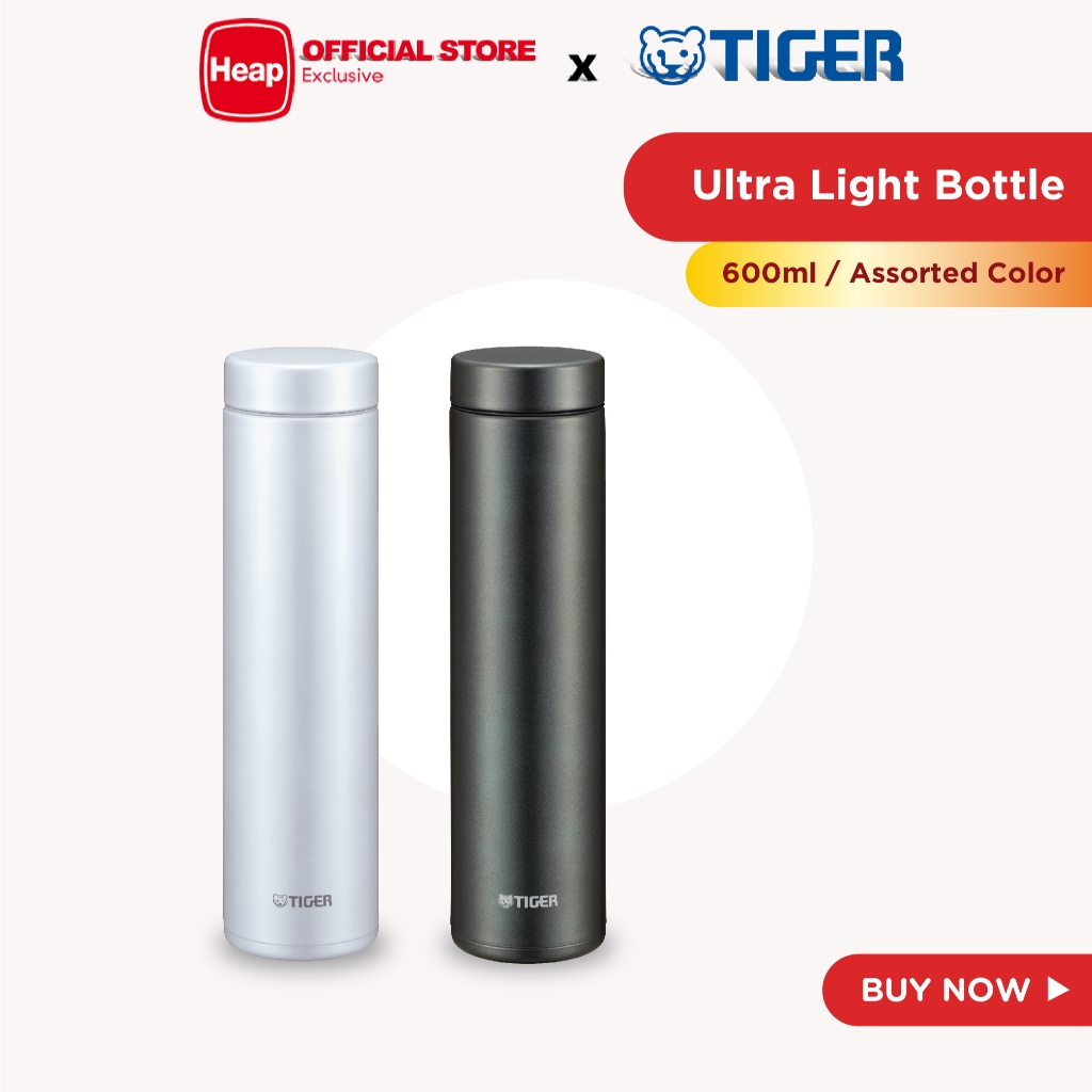 Tiger Brand Ultra Light Vacuum Insulated Bottle - Assorted Color (600ML ...