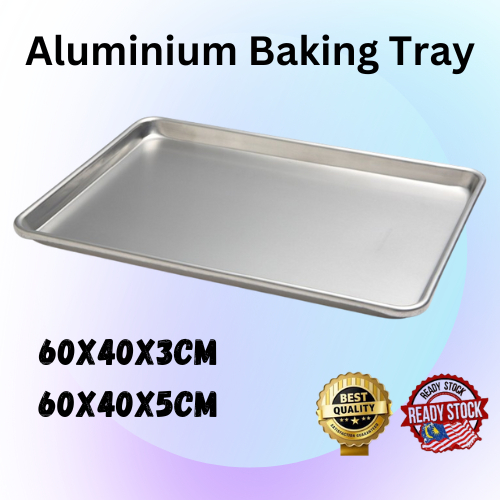Aluminium Tray Bakeware Oven Sheet, Baking Pan Tray for Cookies ...