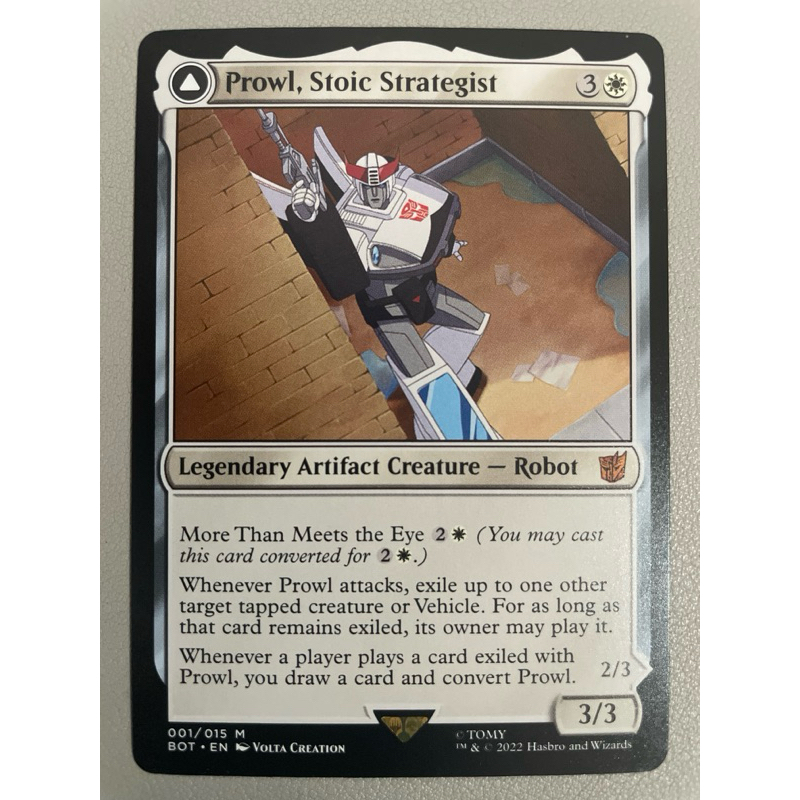 MTG:Universes Beyond: Transformers (BOT) 001/015 M - Prowl, Stoic ...