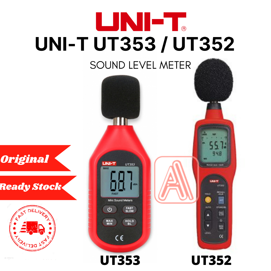 UNI-T UT353 Mini Sound Level Meter / UT352 Sound Level Meter~ Original 👍 👍 Ready Stock 🔥🔥 ...