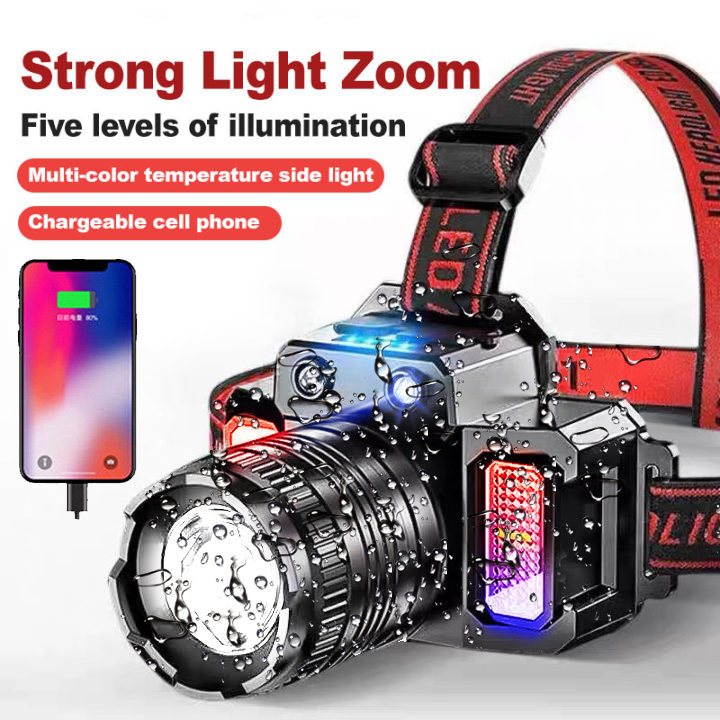 High Luminous LED Headlight Professional IPX65 Waterproof For Outdoor ...