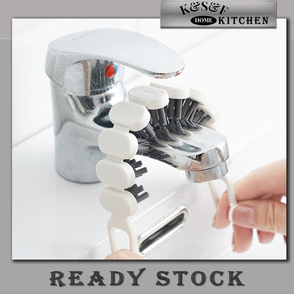 Flexible Faucet Sink Cleaning Brush Kitchen Oil Stain Remove Brush U ...