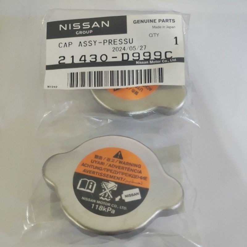 Nissan Grand Livina Almera 100% Original Radiator Cap 21430-7999A ...