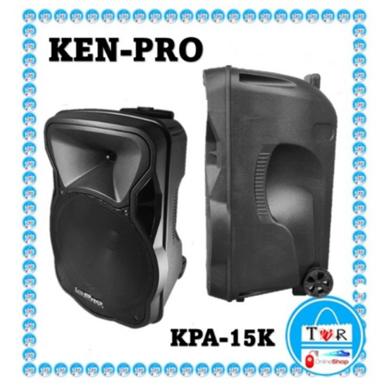 Ken-Pro 15" Professional Rechargeable Portable Speaker Amplifier FM ...