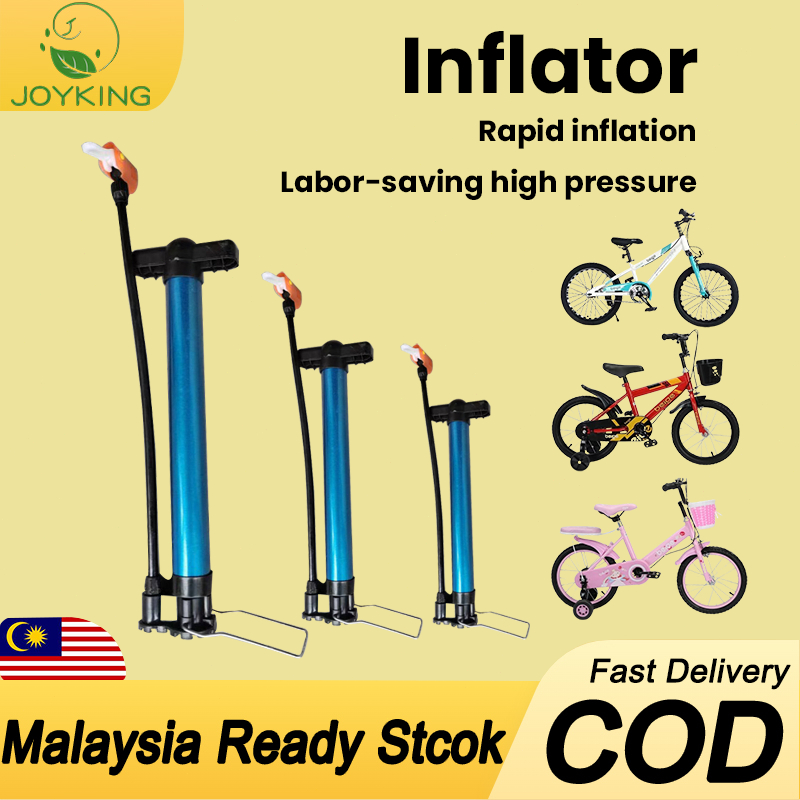 Portable kids Bike Pump Pam Tangan DIY Basikal Pam Dual Head Pam Angin ...