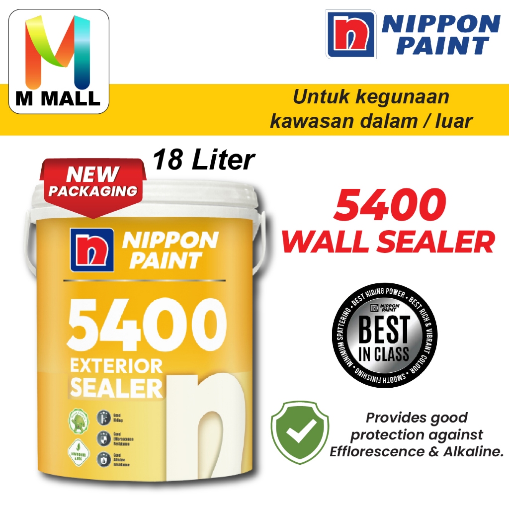 18L Nippon Vinilex 5400 Wall Sealer / Dulux Paint Sealer 15527 ...