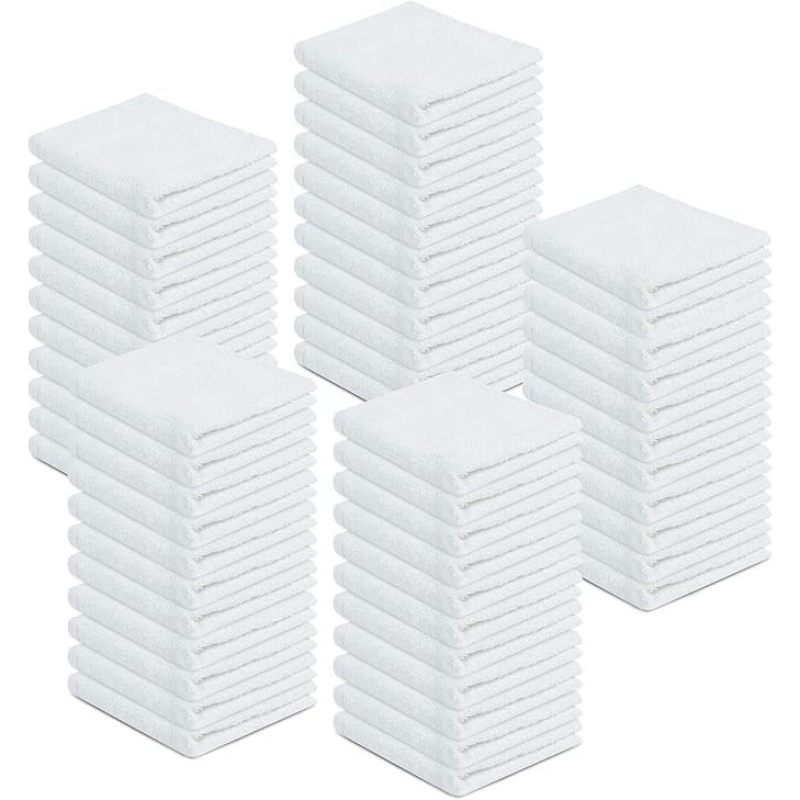 COTTON WHITE NAPKIN towel 6PCS BUNDLE ( Putih untuk 6pcs) | Shopee Malaysia