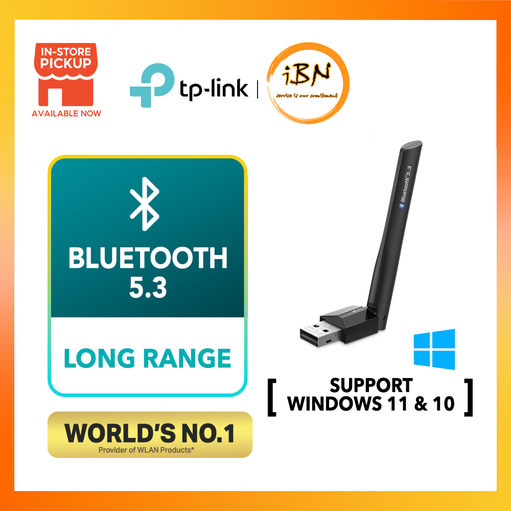 TP-Link Long Range Wireless Bluetooth USB Adapter Bluetooth 5.3 For Desktop Laptop Dongle UB500 ...