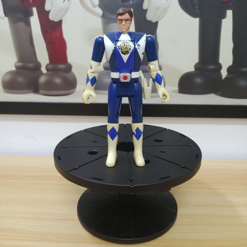 Vintage 1995 Bandai Mighty Morphin Power Rangers MMPR Blue Ranger ...