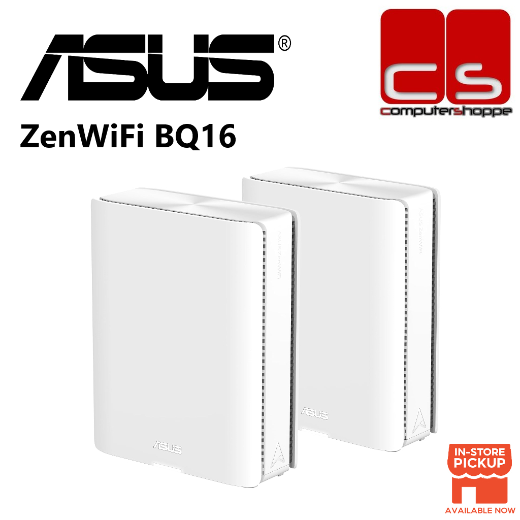 Asus ZenWiFi BQ16 BE25000 Quad Band WiFi 7 (802.11be) Mesh Router ...